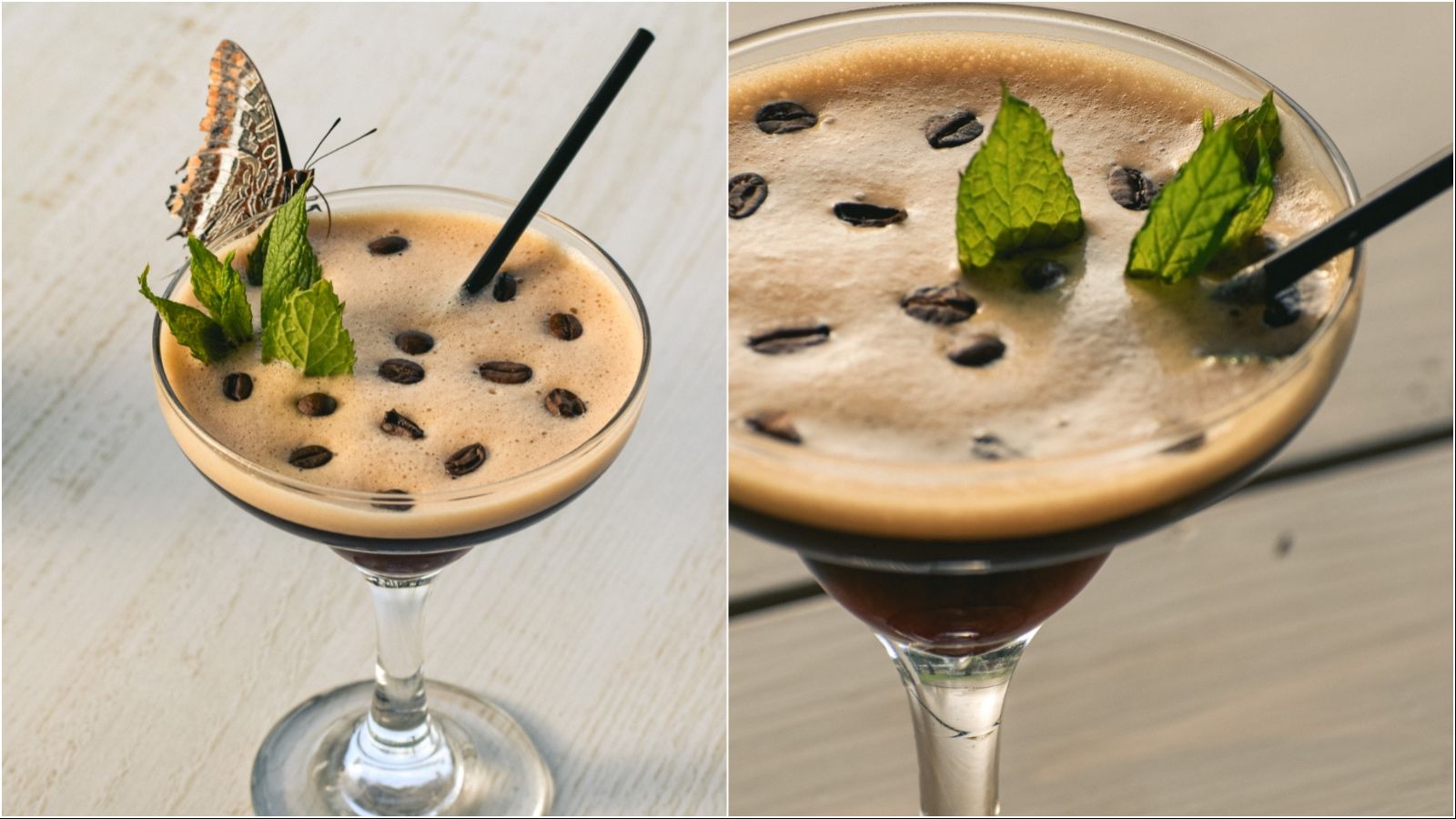Praznični koktel: Gingerbread espresso mocktini Praznični koktel: Gingerbread espresso mocktini